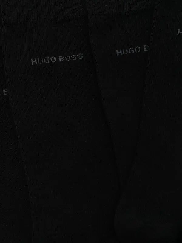 BOSS Logo-print Crew Socks