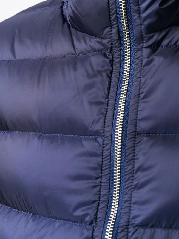 TEN C Quilted Puffer Jacket - Blue