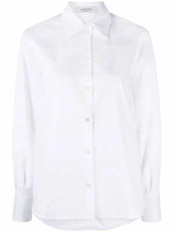 Valentino Garavani Long-sleeve Cotton Shirt