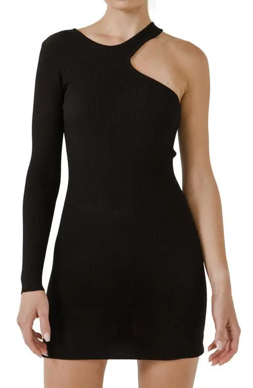 Endless Rose Cutout One Shoulder Minidress