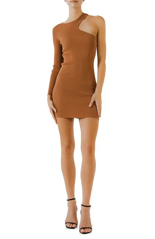 Endless Rose Cutout One Shoulder Minidress