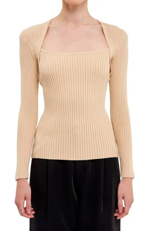Endless Rose Long Sleeve Knit Top