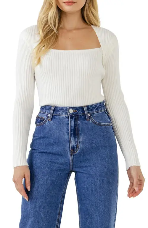 Endless Rose Long Sleeve Knit Top