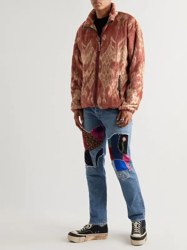 Kapital Java Kasuri Fleece Jacket