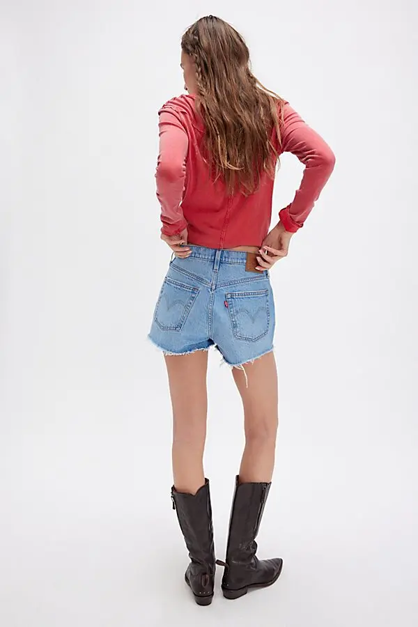 LEVI'S 501 High-rise Denim Shorts - No Referee Short
