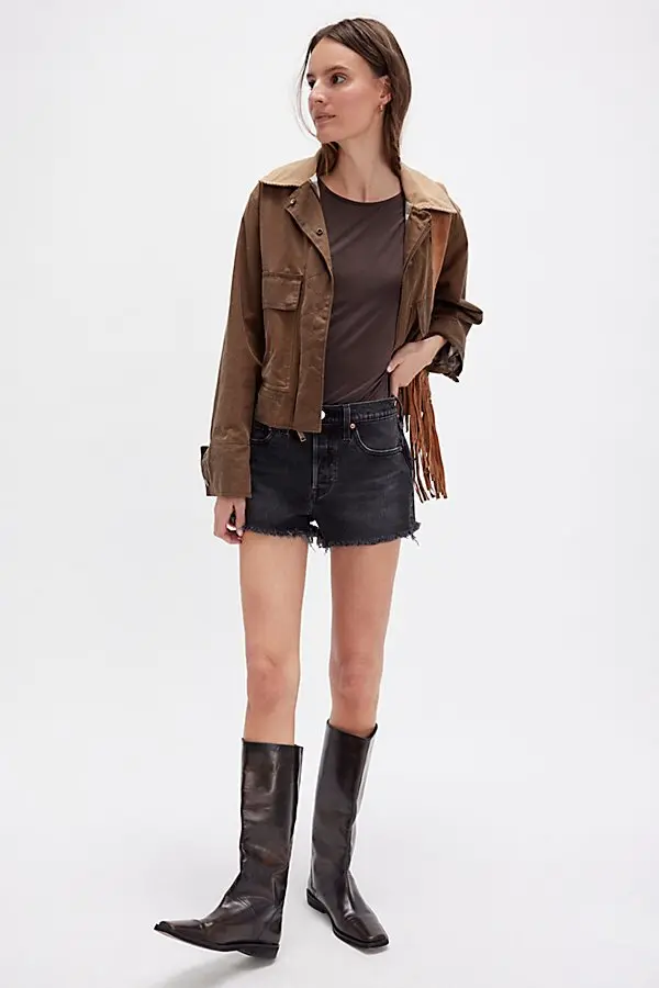 LEVI'S 501 High-rise Denim Shorts