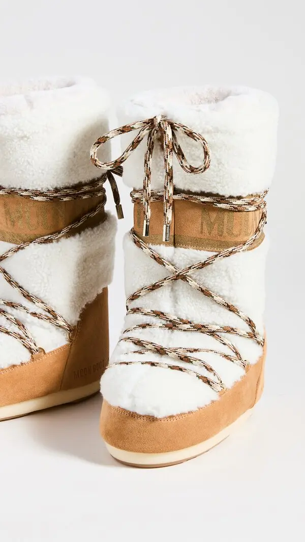 Moon Boot Shearling Boots