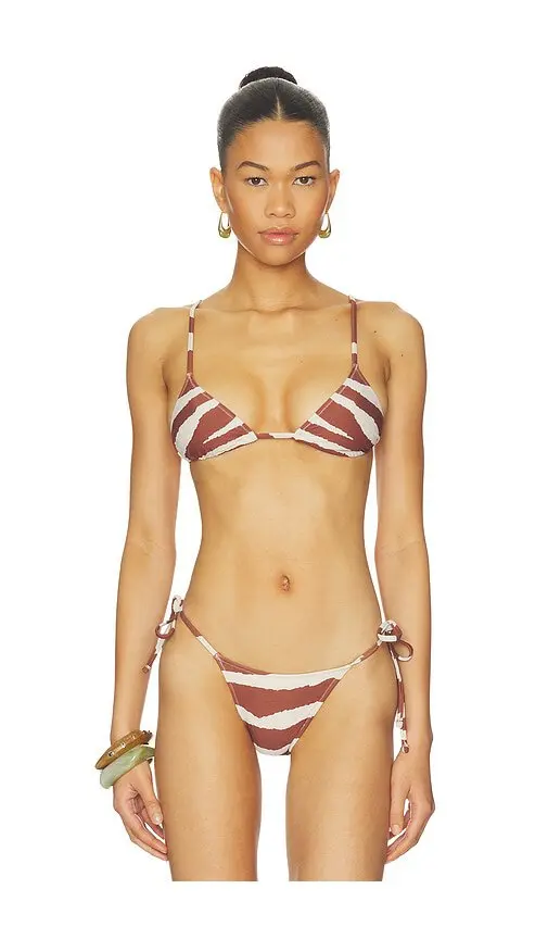 TROPIC OF C Equator Bikini Top - Savanna