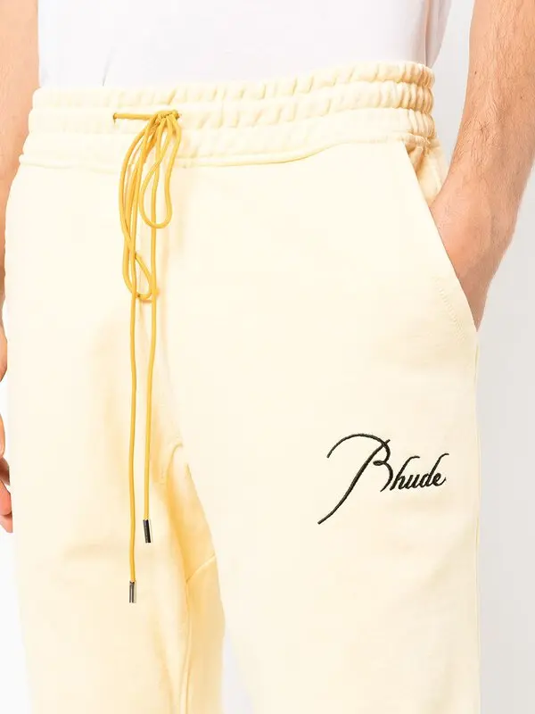 Rhude Logo-embroidered Track Trousers