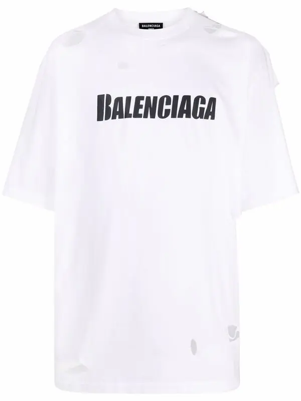Balenciaga Caps Destroyed Flatground In White - 40% Off | Editorialist