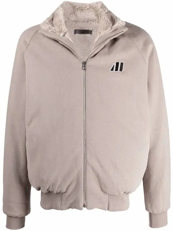 MOUTY Reversible Zip-front Jacket - Neutrals