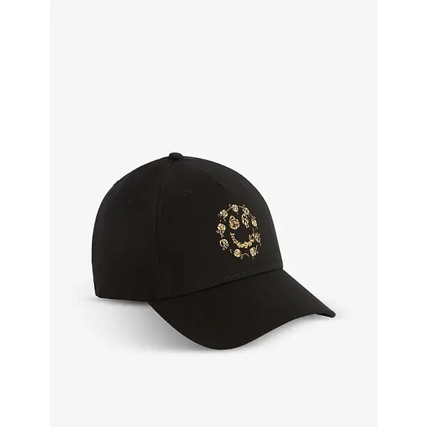 ALLSAINTS Remi Embroidered Cotton Baseball Cap 1