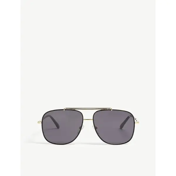TOM FORD Benton Square-frame Sunglasses - Gold