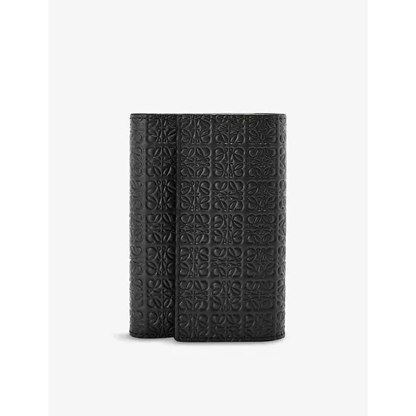 Loewe Repeat Logo-embossed Leather Wallet