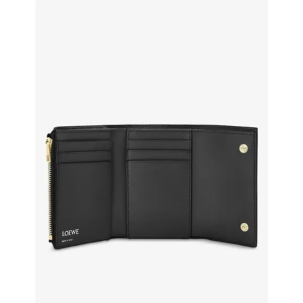 Loewe Repeat Logo-embossed Leather Wallet
