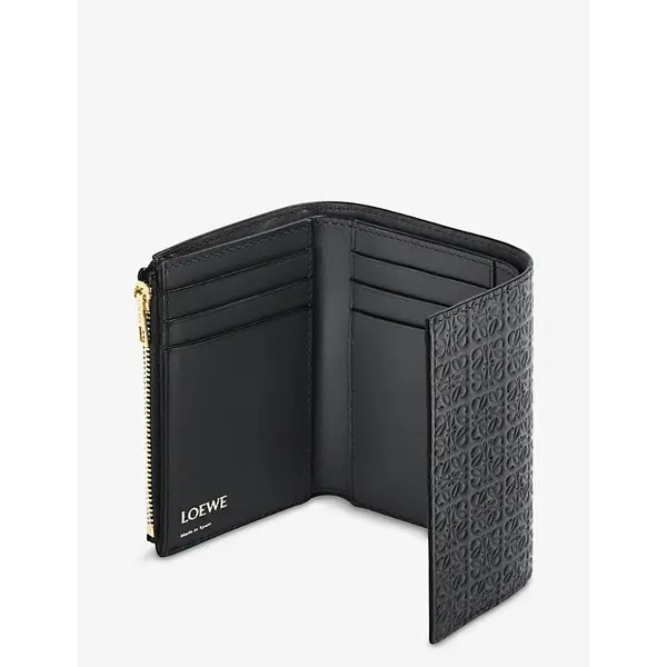 Loewe Repeat Logo-embossed Leather Wallet