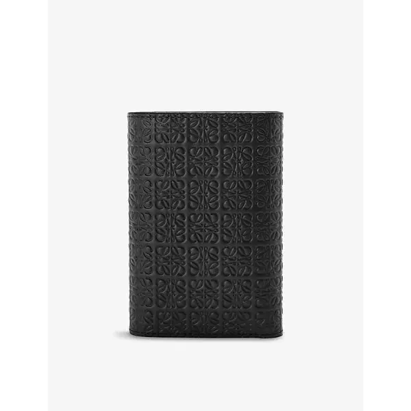 Loewe Repeat Logo-embossed Leather Wallet