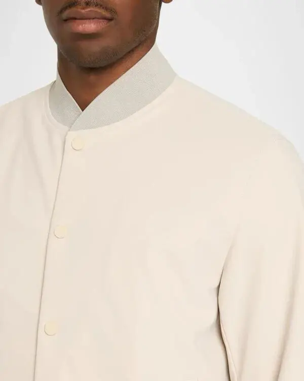 Theory Murphy Precision Ponte Jacket - Silver Stone