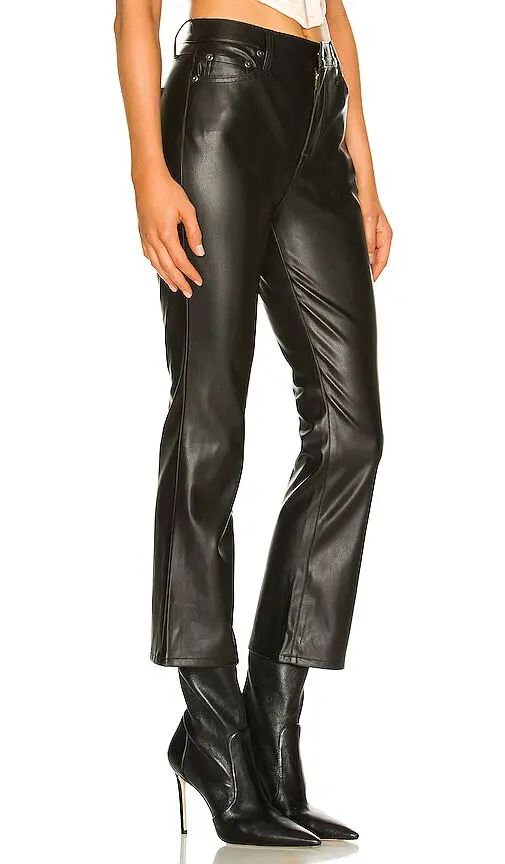 PISTOLA Lennon High Rise Cropped Boot Pant - Slate Black