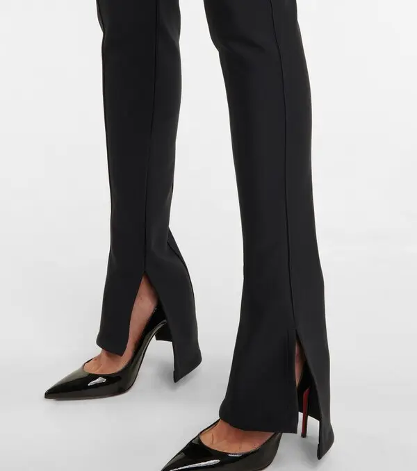 MUGLER Cutout Flared Pants