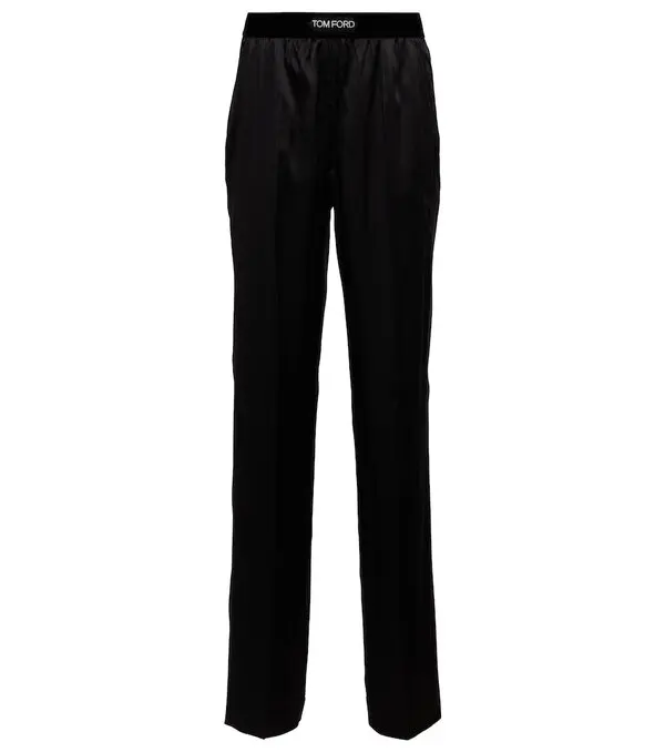 TOM FORD High-rise Satin Pants