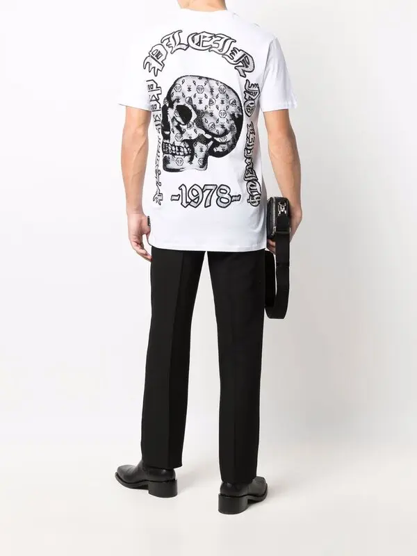 Philipp Plein No Limits Rhinestone-embellished T-shirt