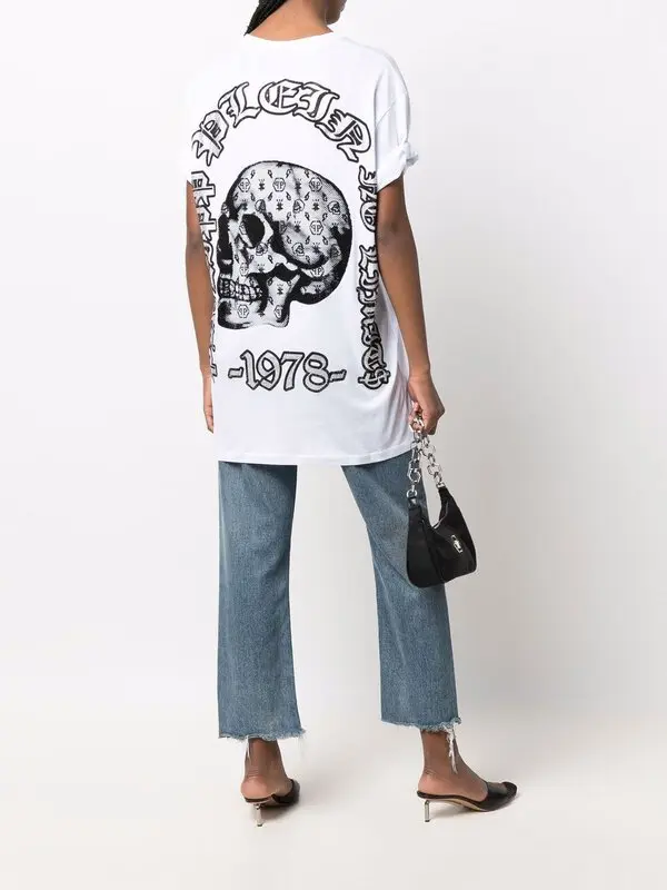 Philipp Plein No Limits Rhinestone-embellished T-shirt