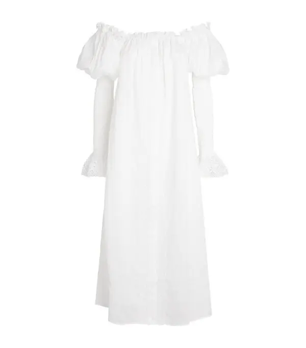 Sleeper Linen Opera Midi Dress