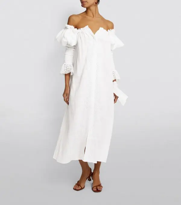 chinese dress ladies Atlanta Linen Dress - Lavender main image 0