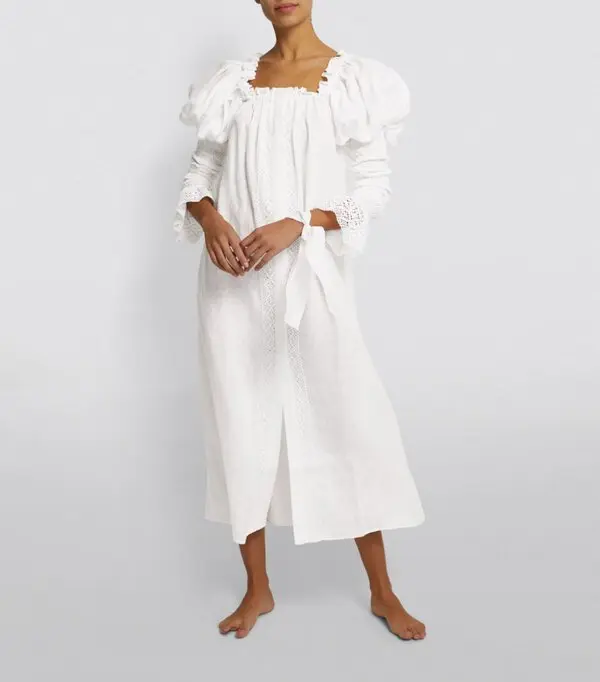 Sleeper Linen Opera Midi Dress