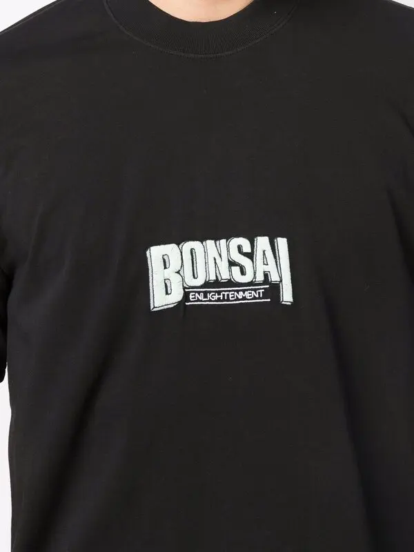 BONSAI Enlightenment Embroidered-logo T-shirt