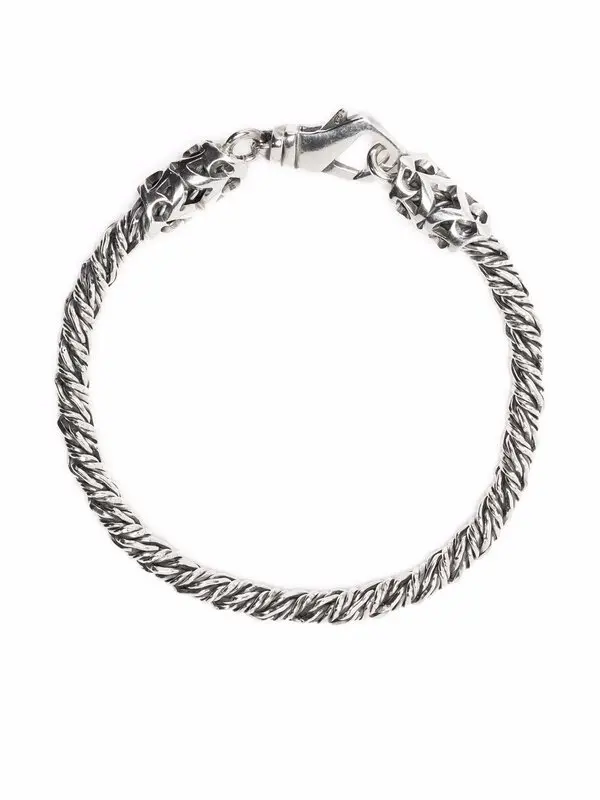 Emanuele Bicocchi Rope Chain Bracelet - Silver