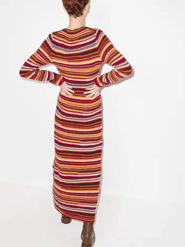 Chloé Striped Knitted Dress
