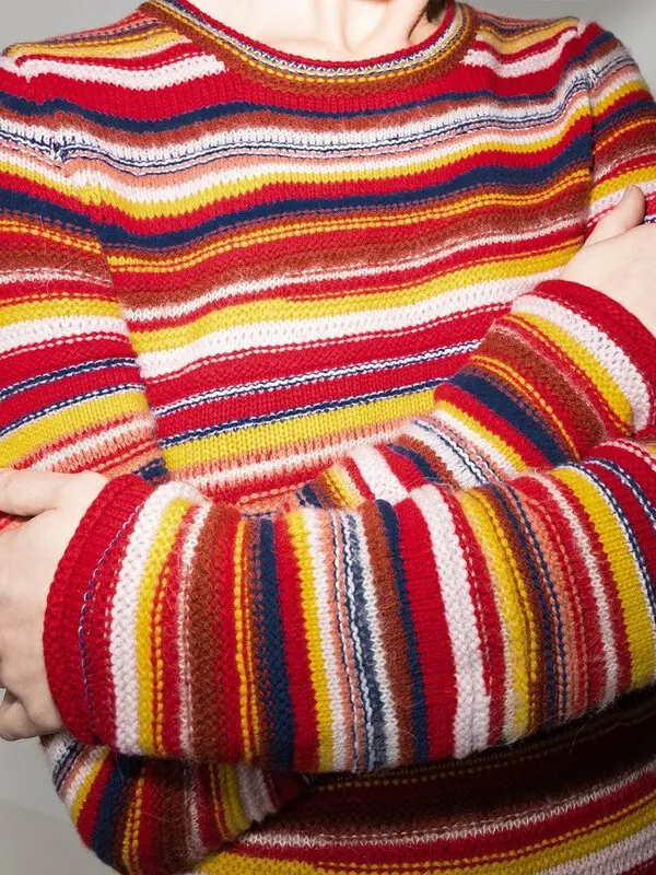 Chloé Striped Knitted Dress