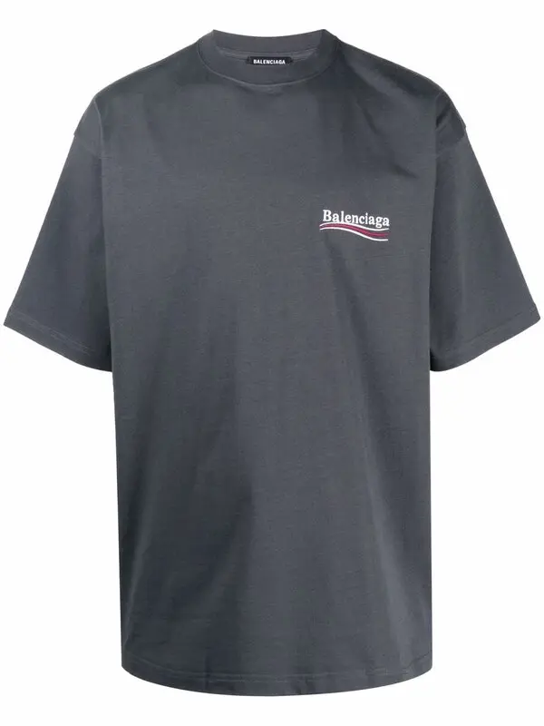 Balenciaga Political Campaign Logo-print T-shirt