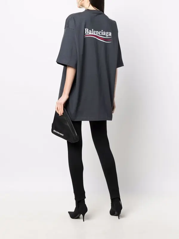 Balenciaga Political Campaign Logo-print T-shirt