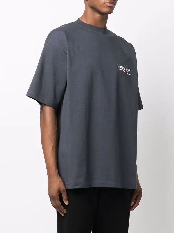Balenciaga Political Campaign Logo-print T-shirt
