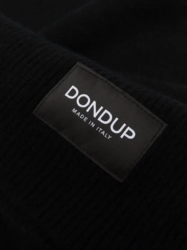 DONDUP Logo-patch Knitted Scarf