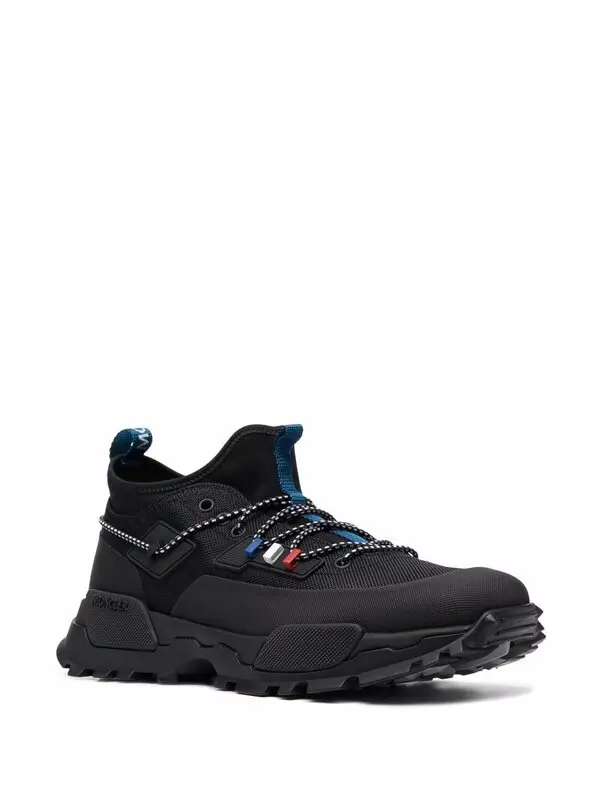 Moncler Boulderise Low-Top Sneakers - Black | Editorialist