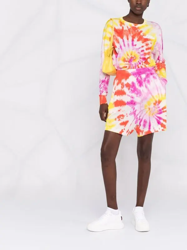 Stella McCartney Tie-dye Cotton Shorts