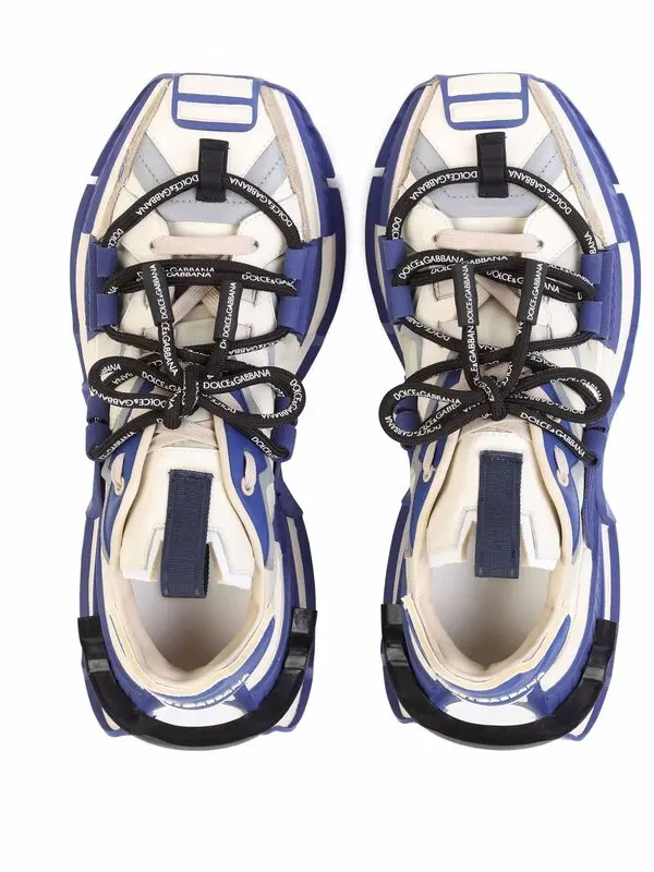 お気に入り◇Lace Up スニーカー◇Dolce & Gabbana Dolce & Gabbana Space Panelled Lace-Up Sneakers | Sendegaro LB