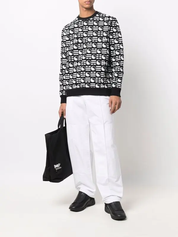 CLOT Yin Yang-motif Cotton Weathirt