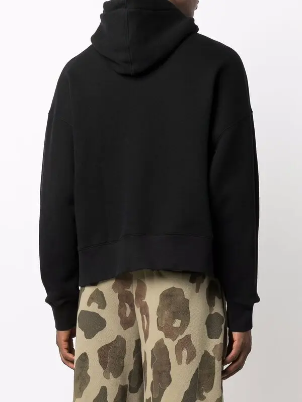 Palm Angels Seasonal-logo Hoodie - Black
