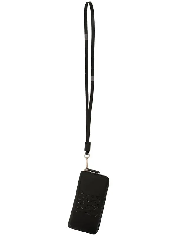 PORTS V Chinese Character Embossed Cardholder - Black