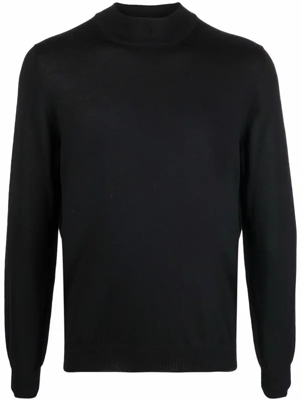 FILERIA Fine-knit Mock Neck Jumper