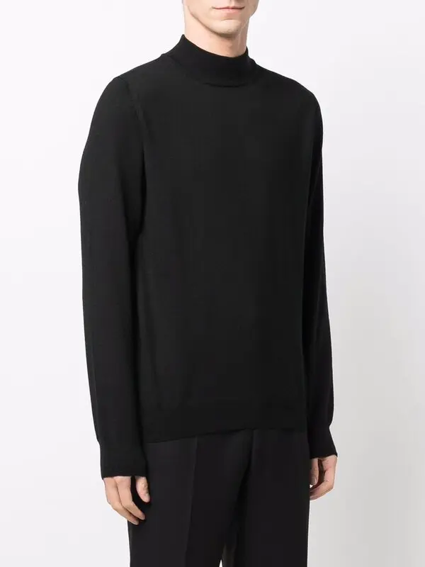 FILERIA Fine-knit Mock Neck Jumper