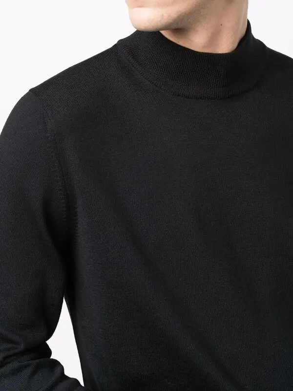 FILERIA Fine-knit Mock Neck Jumper