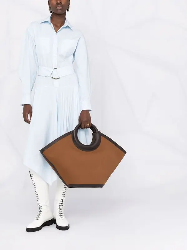Hereu Large Cabassa Tote Bag In Brown - 20% Off | Editorialist
