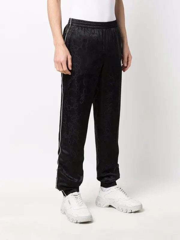 COOL T.M Chain-print Slip-on Track Trousers