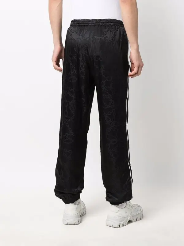 COOL T.M Chain-print Slip-on Track Trousers